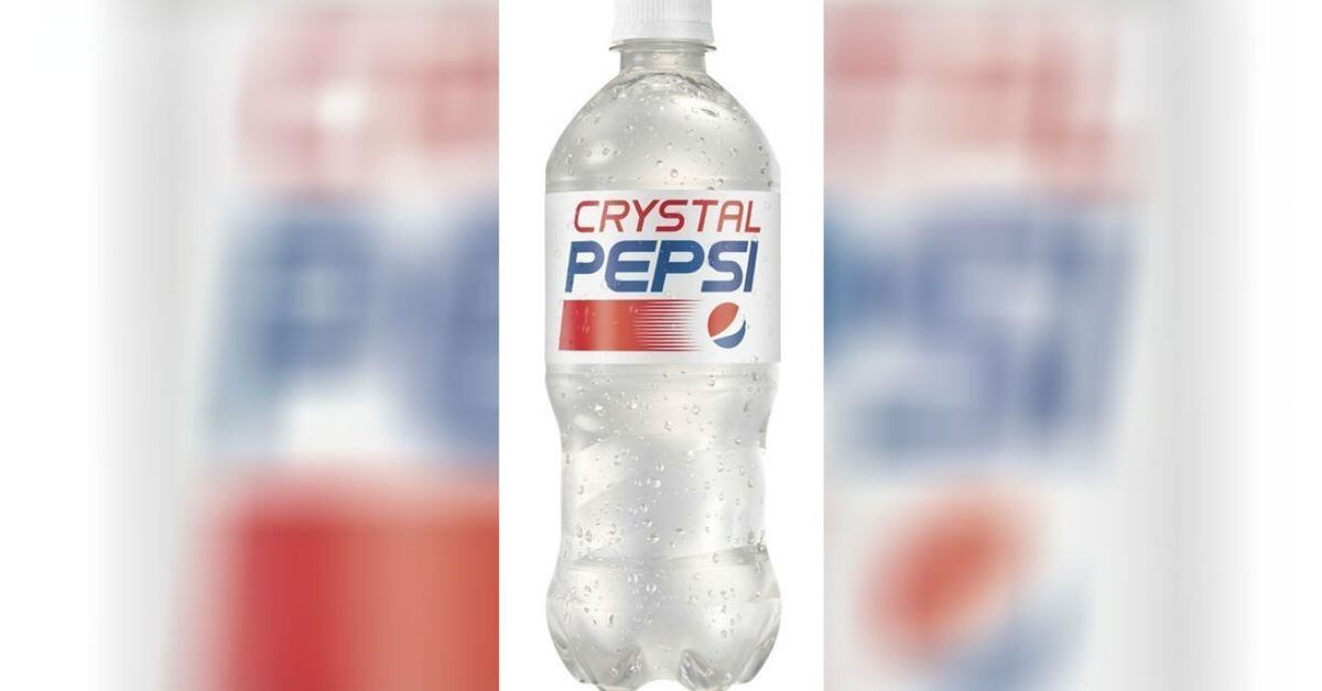PepsiCo is bringing back the '90s with Crystal Pepsi