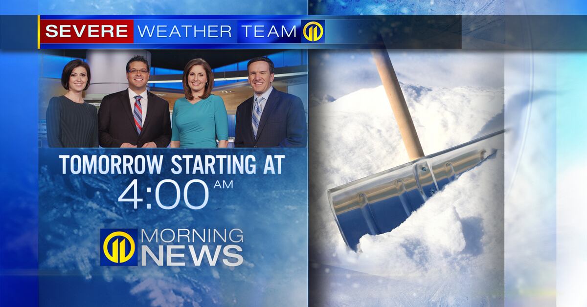 Channel 11 Morning News going on at 4 a.m. Wednesday due to winter storm