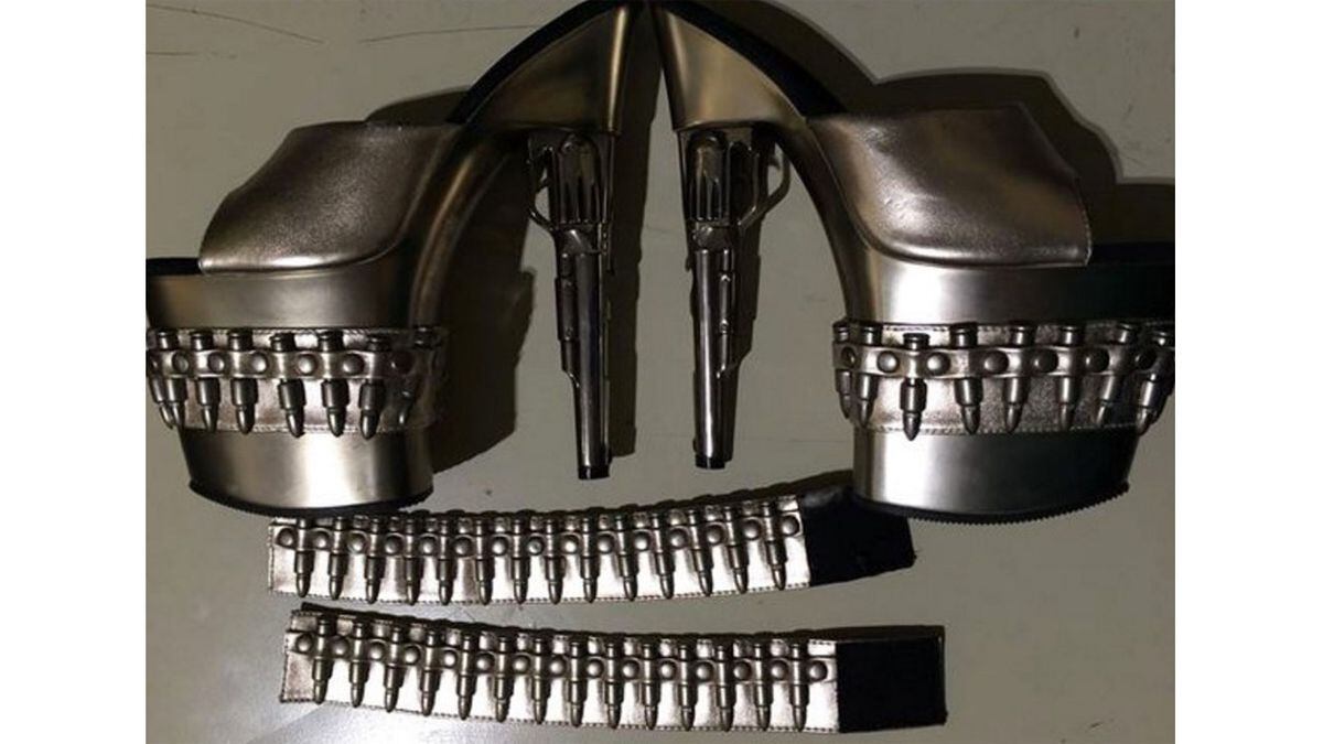 Someone actually tried to carry on these crazy gun-shaped shoes